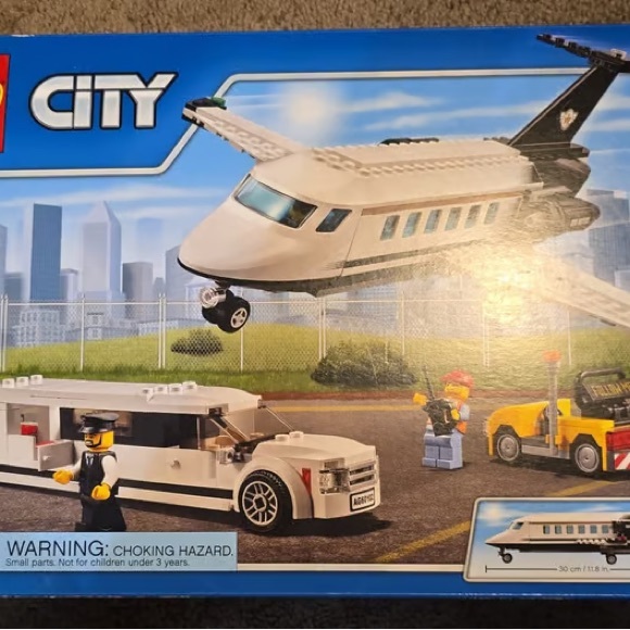 Lego | Toys | Lego City Jet And Limo Set White And Black | Poshmark